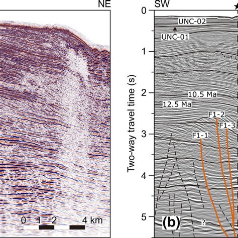 A Seismic Profile Crossing The Epicentral Area In A Ne Sw Direction And