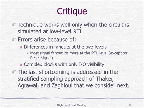 Ppt High Level Fault Grading Powerpoint Presentation Free Download