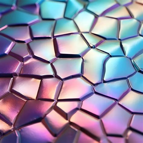 Premium AI Image Iridescent Surface Texture