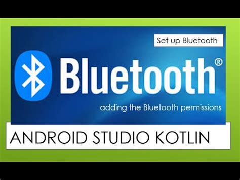 Bluetooth Permission and enable Bluetooth | Android Studio KOTLIN - YouTube