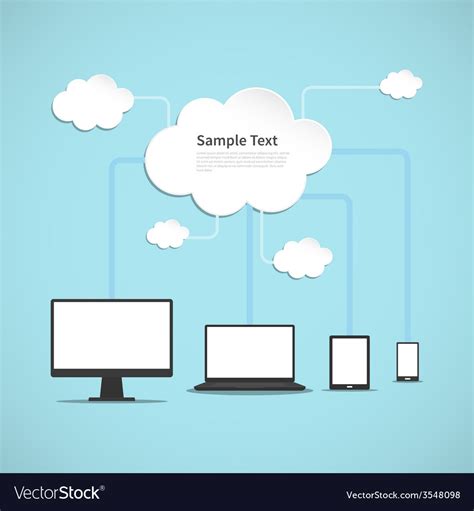 Cloud Computing Royalty Free Vector Image Vectorstock