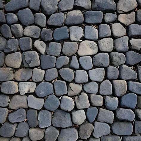 Premium Ai Image Cobblestone Path Texture