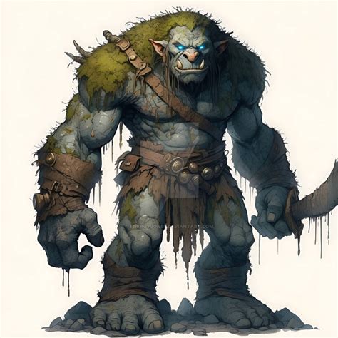Cave Troll I Dnd By Energyjones On Deviantart