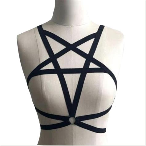 Pentagram Harness Chest Bdsm Bondage Fetish Kink Ddlg Playground