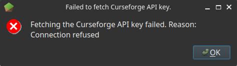 can t retrieve api key · issue 1536 · polymc polymc · github