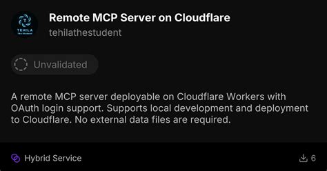 Remote Mcp Server On Cloudflare Mc · Lobehub
