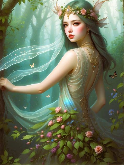 Fairy Princess Art Pixiecore Ethereal World Home Wall Decor Digital Download Art Prints Instant