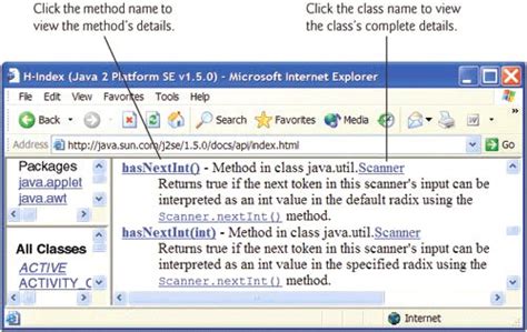 g 2 navigating the java api appendix g using the java api documentation