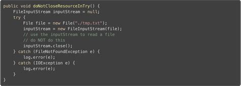 Java异常处理的9个最佳实践 java异常处理