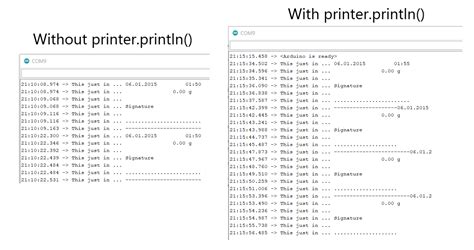 Connect Weight Balance To Thermal Printer Through Arduino Uno