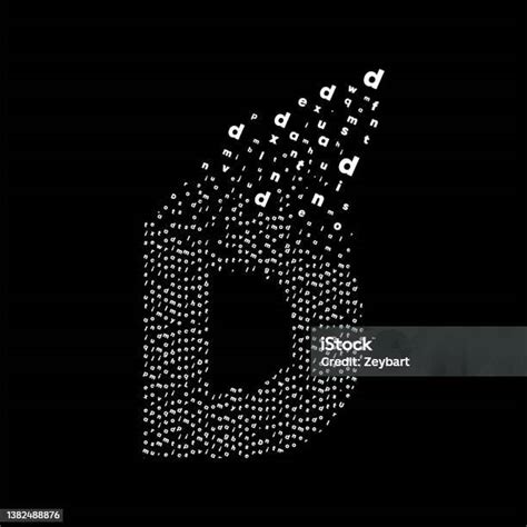 편지 D 애니메이션 픽셀 문자 로고 문자 교육을 학습 초현대적에 대한 스톡 벡터 아트 및 기타 이미지 초현대적 컴퓨터 글자