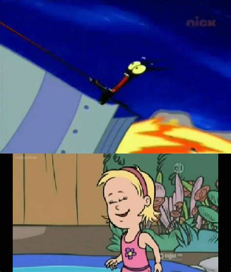 Sally Laughs At Mr Bliks Tail On Fire By Gabrielwombat2010 On Deviantart