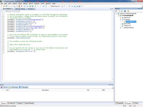 Programmer S Ranch C AppSettings Upgrading Settings Between Assembly Versions