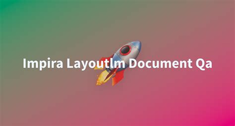 Impira Layoutlm Document Qa A Hugging Face Space By Matthartman
