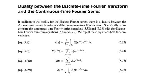 Discrete Time Fourier Transform DTFT Pdf