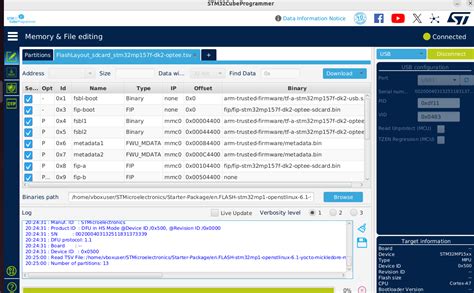 Solved Stm32mpu157f Dk2 Flash Process Fails After Partiti Stmicroelectronics Community