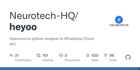 github neurotech hq heyoo opensource python wrapper to whatsapp