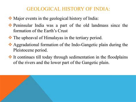Geological Structure Of Indiapptx