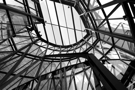 Black And White Modern Structure Building Photography Stock Image Image Of Shape Building