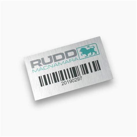 Asset Tags And Asset Labels With Qr Code Barcode Serial Number