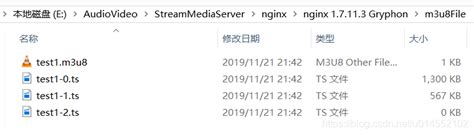 在windows下配置nginx流媒体服务器，使其支持hls协议的直播和rtmp点播 csdn博客