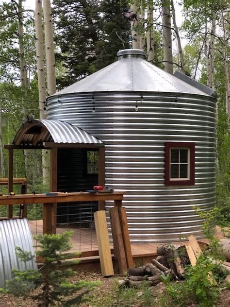 Unique Silo House In The Woods Shed Silo Conversion Silos Turned