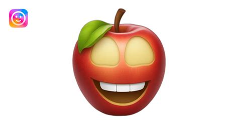 Laughing Apple Emoji Ai Emoji Generator
