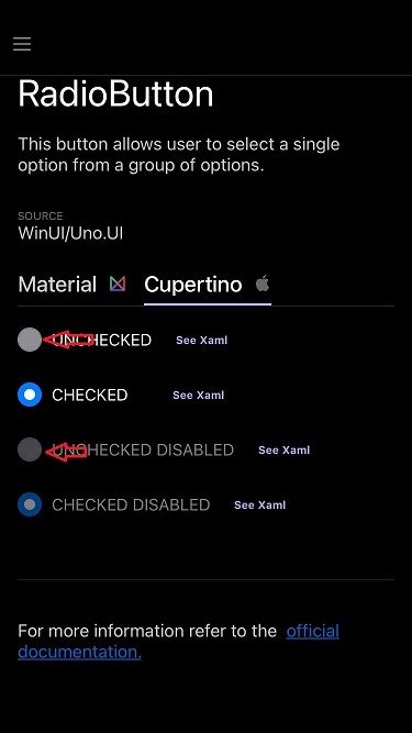 Ios Radio Button