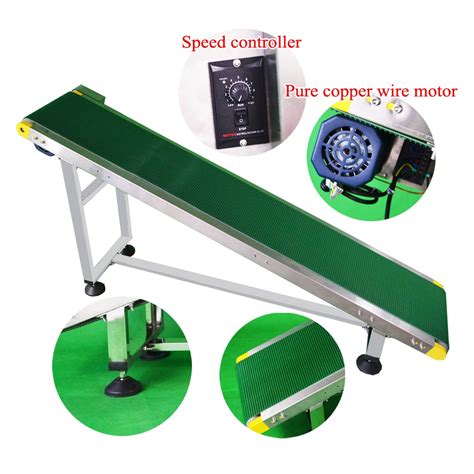 자동 전기 산업 생산용 스테인리스 스틸 벨트 컨베이어 250mm 너비 1000 1500mm 길이 220v 110v Aliexpress