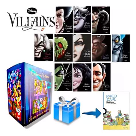 Saga Villanos Disney 11 Libros Caja Libro De Regalo Mercadolibre