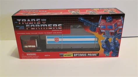 Gen 1 Optimus Prime Reissue 2002 Transformers Toys R Us Exclusive