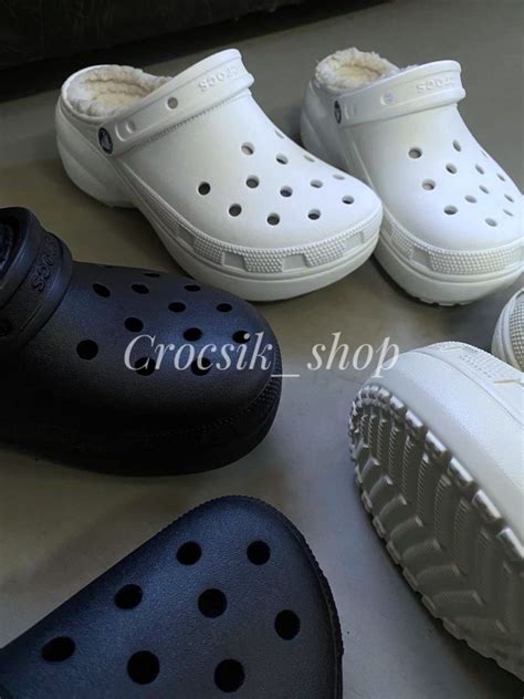 Жіночі утеплені крокс Crocs Classic Platform Lined Clog 1 950 грн Шльопанці Вишневе на Olx