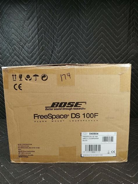 Bose Freespace DS 100F 2-way 100W Flush Mount Loudspeaker ~ BLACK ...