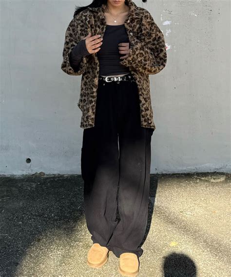 솔피 겨울🔥 뽀글이 양털 레오파드 호피 덤블 겨울 누빔 셔츠 자켓