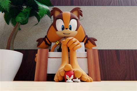 Rule 34 3d Artwork 5 Toes Anthro Badger Barefoot Digital Media Artwork Duo Echidna Feet