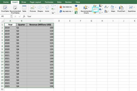 How To Create An Area Chart In Excel Downloadable Template