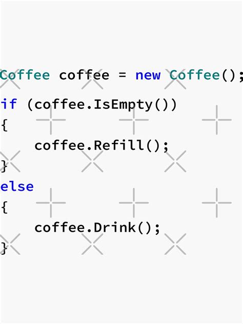 if coffee is empty refill else drink in c programming language