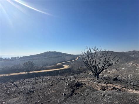 The 2 756 Acre RidgeFire Off Walker Ridge Rd North Of HWY 20 In Both Lake And Colusa Counties