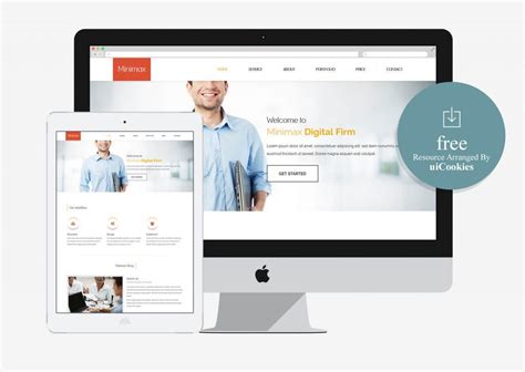 Minimax Minimal Bootstrap HTML Template Bootstrap Template Website Template Templates