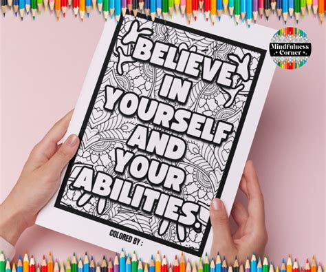 State Testing Encouragement And Mindset Growth State Testing Coloring