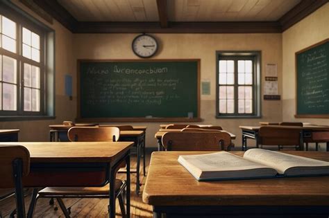 Classroom With A Classroom Constitution Premium Ai Generated Image