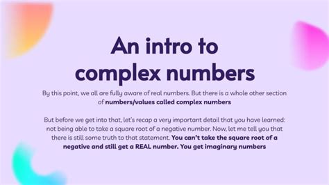 An Intro To Imaginary Numbers Google Slides PPT