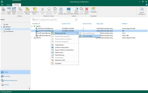 Restoring Files And Folders Veeam Agent For Ibm Aix User Guide