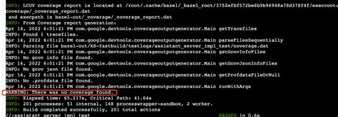 Bazel Coverage Generate Empty Coveragereportdat · Issue 15254 · Bazelbuildbazel · Github
