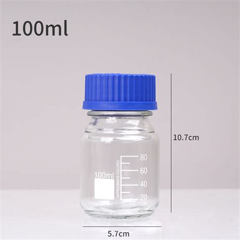 Jual Laboratory Bottle 100 Ml Lab Botol Reagen Botol Sampel Shopee