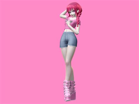 Mmd Tda Daddy S Girl Meme Model Dl By Nahotoass On Deviantart