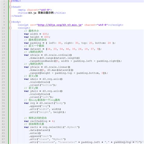 实验二：d3数据可视化基础 d3可视化 csdn博客