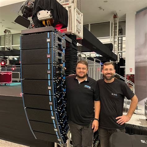 Line Array Ativa Taigar System LS AUDIO PRO Mesa De Som Soundcraft Caixa Ativa Line Array