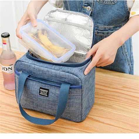 방수 절연 도시락 가방 옥스포드 여행 필수 피크닉 파우치 남녀 공용 보온 디너 박스 식품 케이스 액세서리 장비도시락 가방