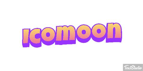 Icomoon Font Animated  Logo Designs